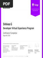 Forage Certificate | PDF