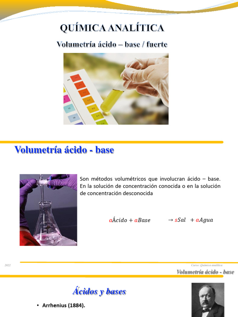 Clase 2 Acob | PDF | Ácido | Valoración