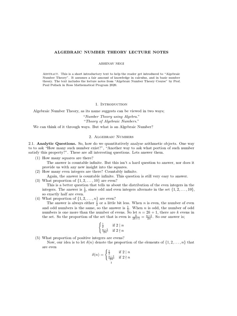 Main | PDF | Number Theory | Numbers