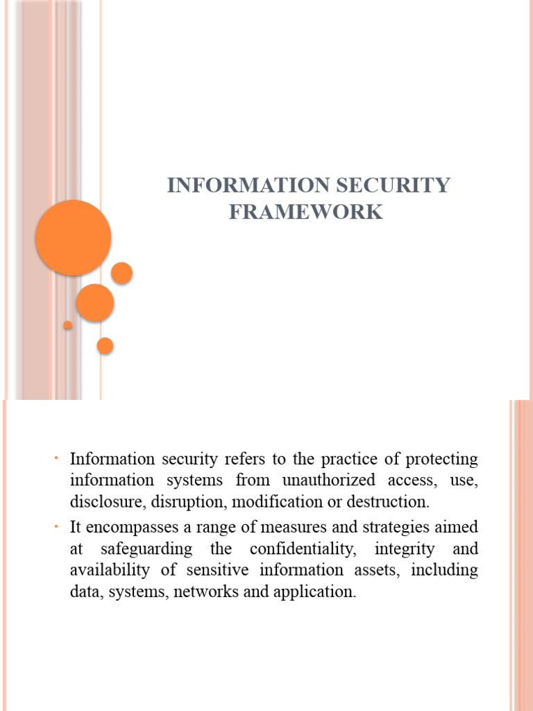 Information Security Framework | PDF | Information Security | Computer Security