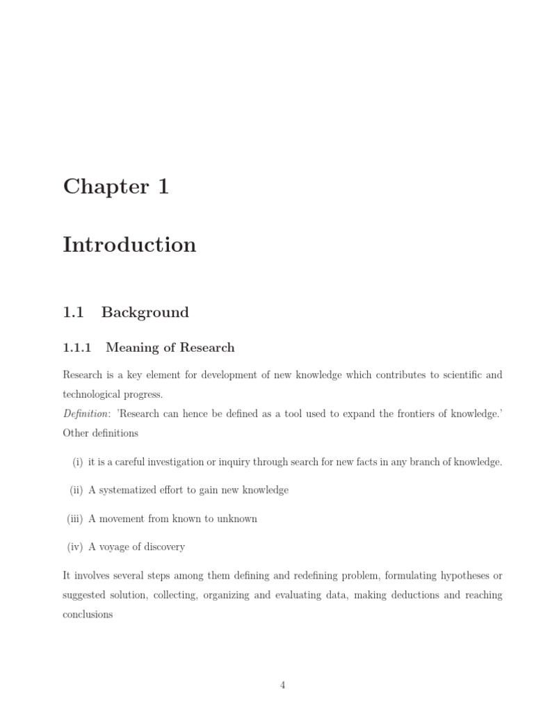 Research Methodology Chapter 1_240118_130959 | PDF | Quantitative Research | Scientific Method