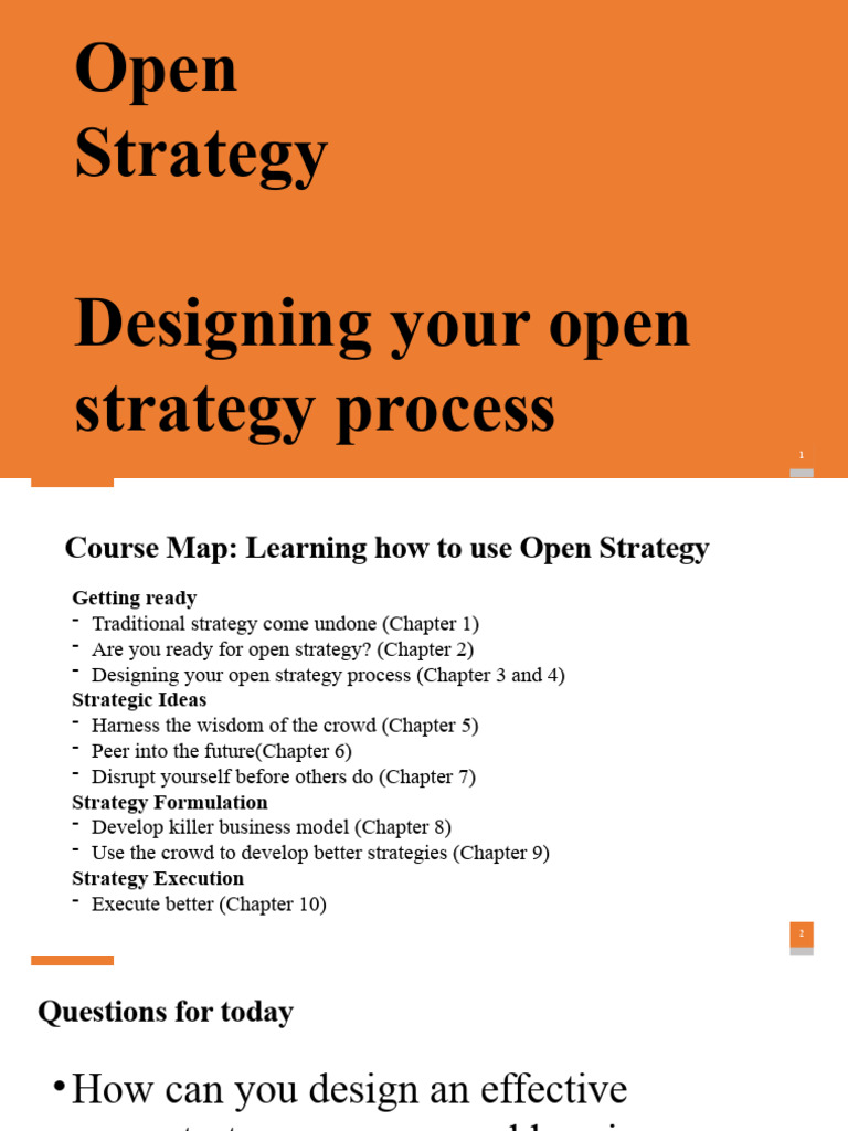 4 Designing Your Open Strategy Process | PDF | Strategic Management ...