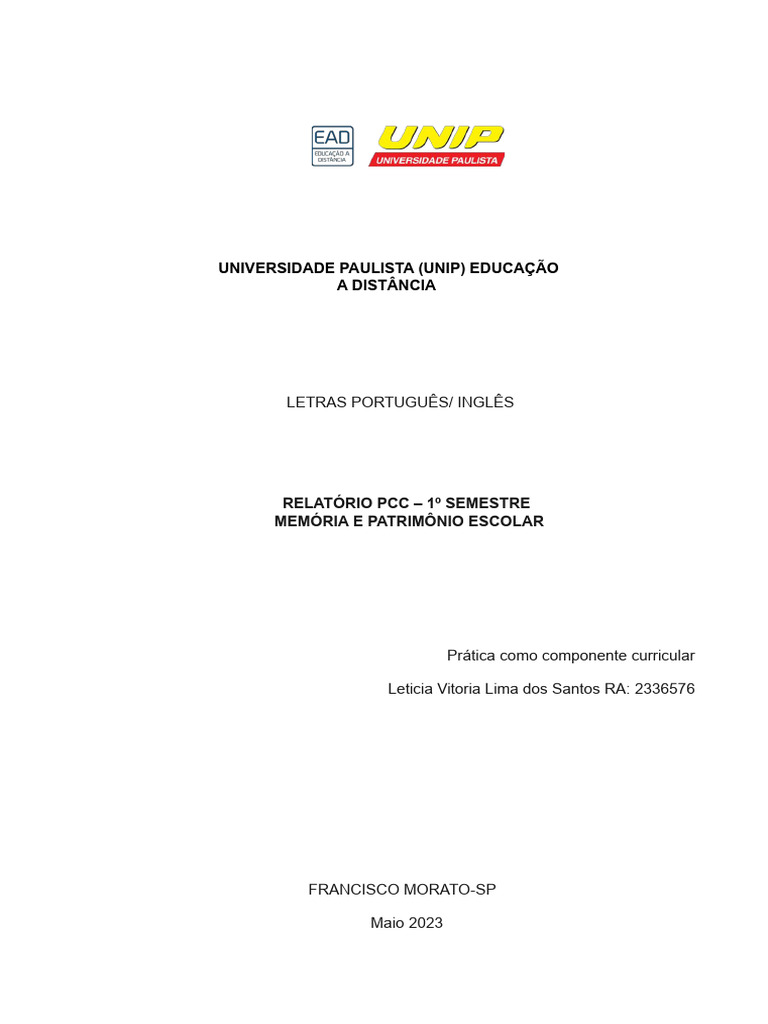 PCC 2 | PDF | Escolas