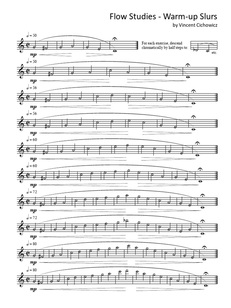 Cichowicz Flow Studies Trumpet | PDF