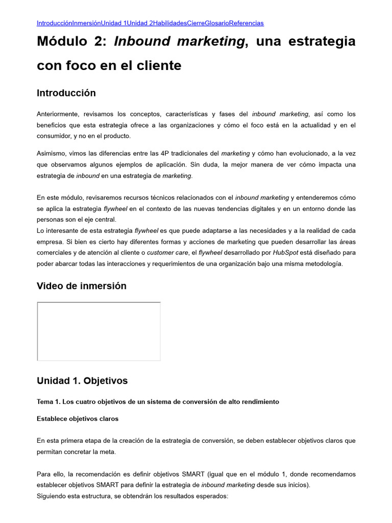 Módulo 2 - Una estrategia con foco en el Cliente | PDF | Marketing ...