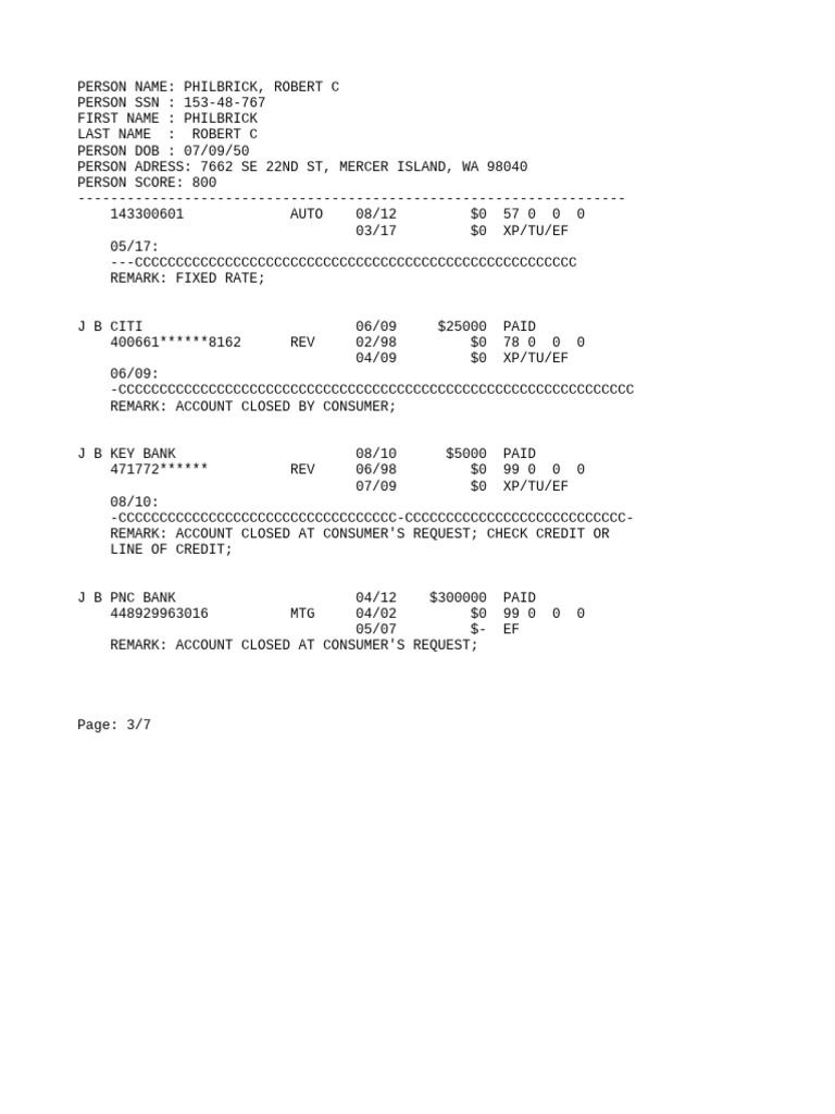 5498 | PDF | Credit History | Credit Score