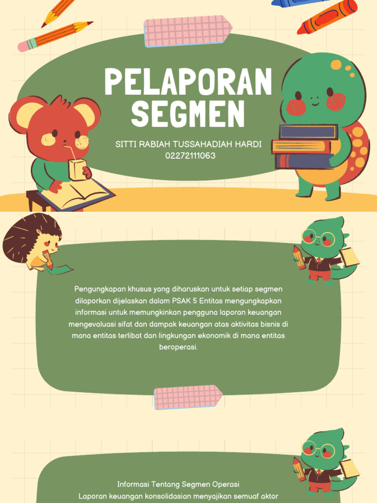 Pengungkapan Segmen Operasi PSAK 5 | PDF