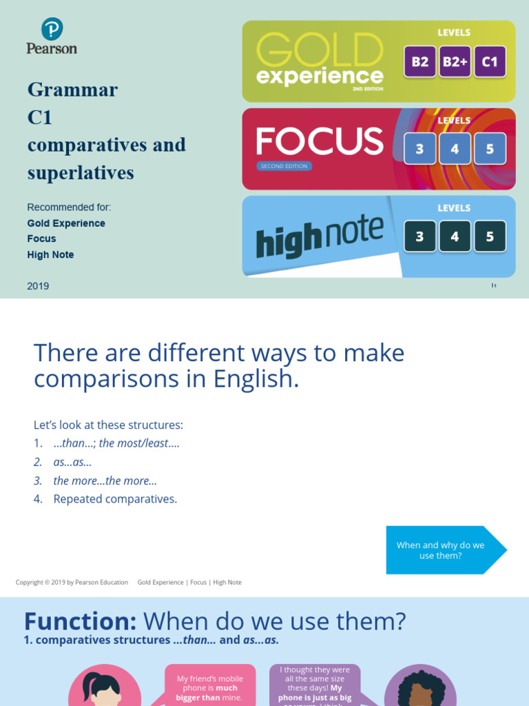 Grammar C1 - 3 Comparatives and Superlatives | PDF | Adjective | Adverb