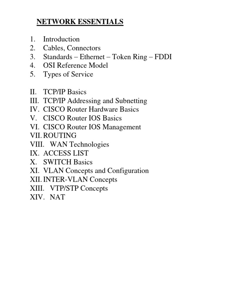 Usefull Info Networking | PDF | Computer Network | Network Topology
