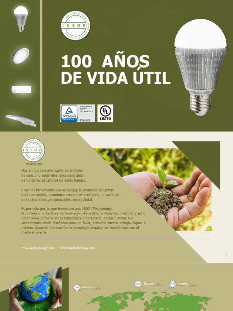 ISSOP CATÁLOGO 2023 Def. 2 | PDF | Diodo emisor de luz | Bombilla ...