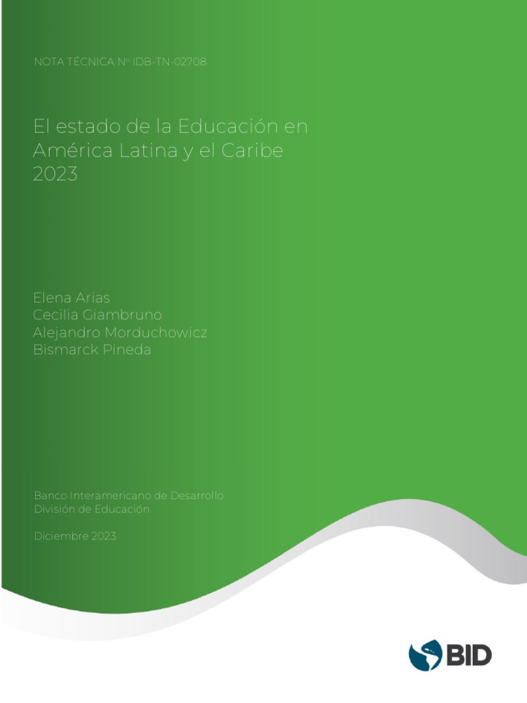 El estado de la educacion en America Latina y el Caribe 2023 | PDF ...