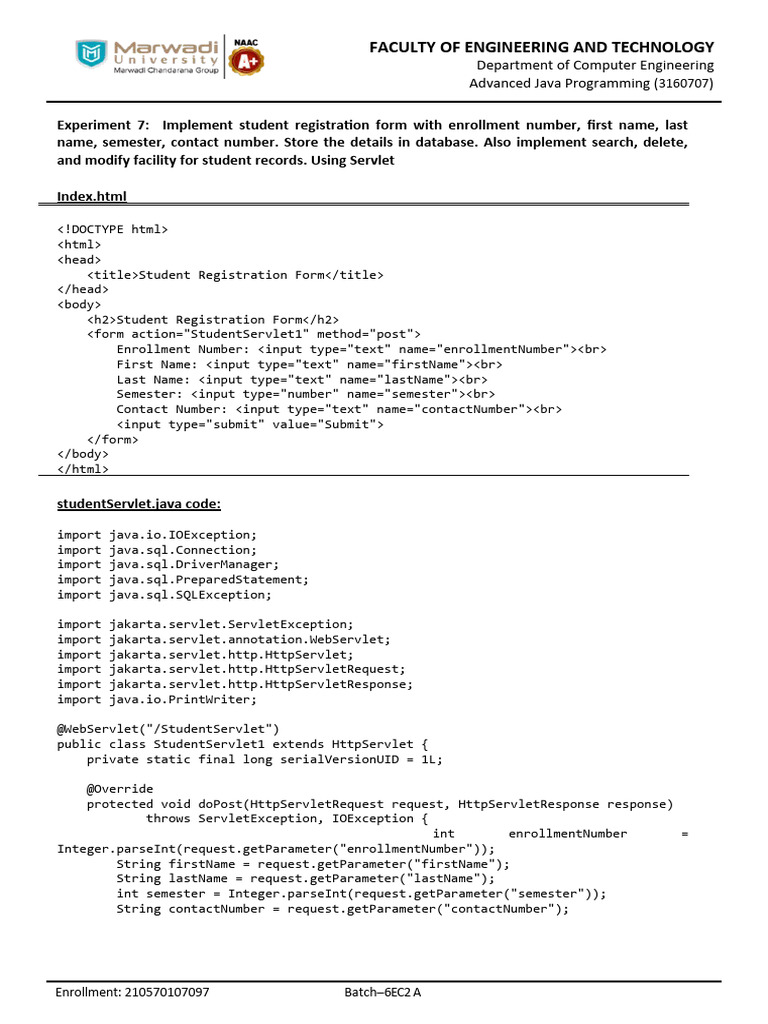 Ajp Exp 7 | PDF | Sql | Software Engineering