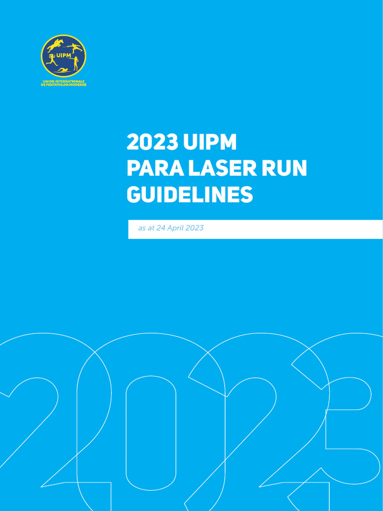 2023 UIPM Para Laser Run Guidelines | PDF | Sport Of Athletics | Sports