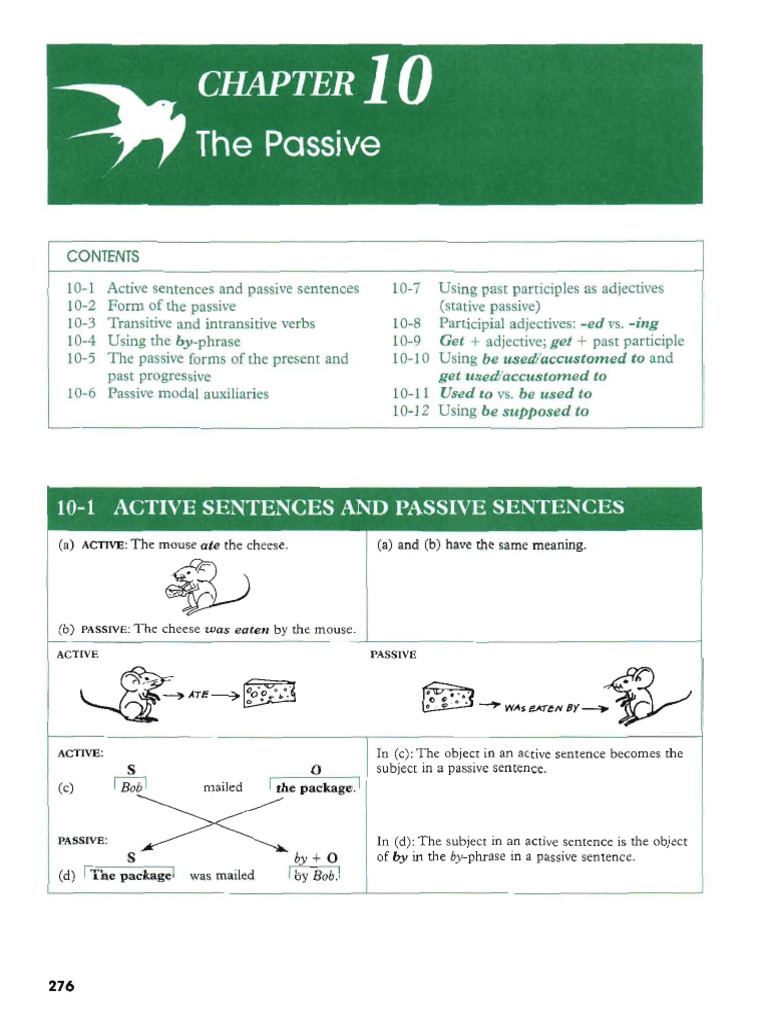Passive voice grammar | PDF | Syntactic Relationships | Linguistics