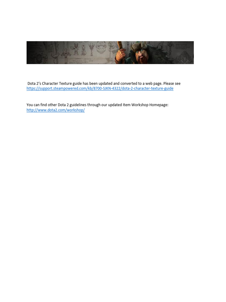Dota 2 Texture Guide Update | PDF