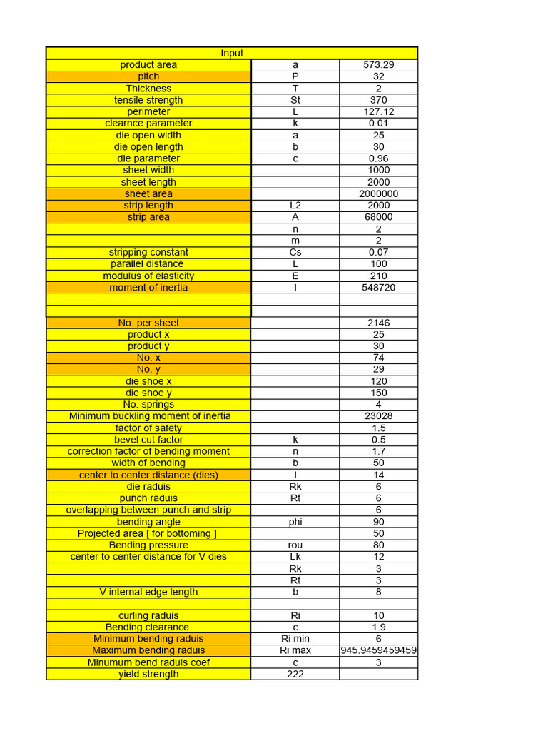 Sheet Metal Bending Parameters | PDF | Deformation (Mechanics ...