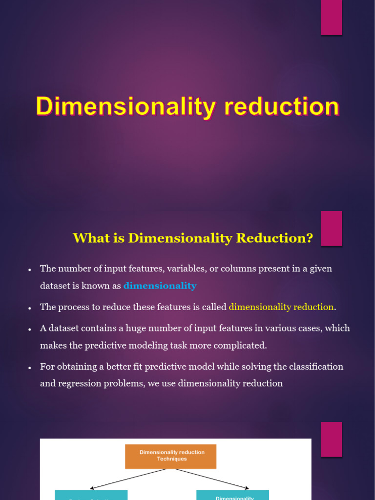 Dimensionality Reduction Guide | PDF | Principal Component Analysis ...