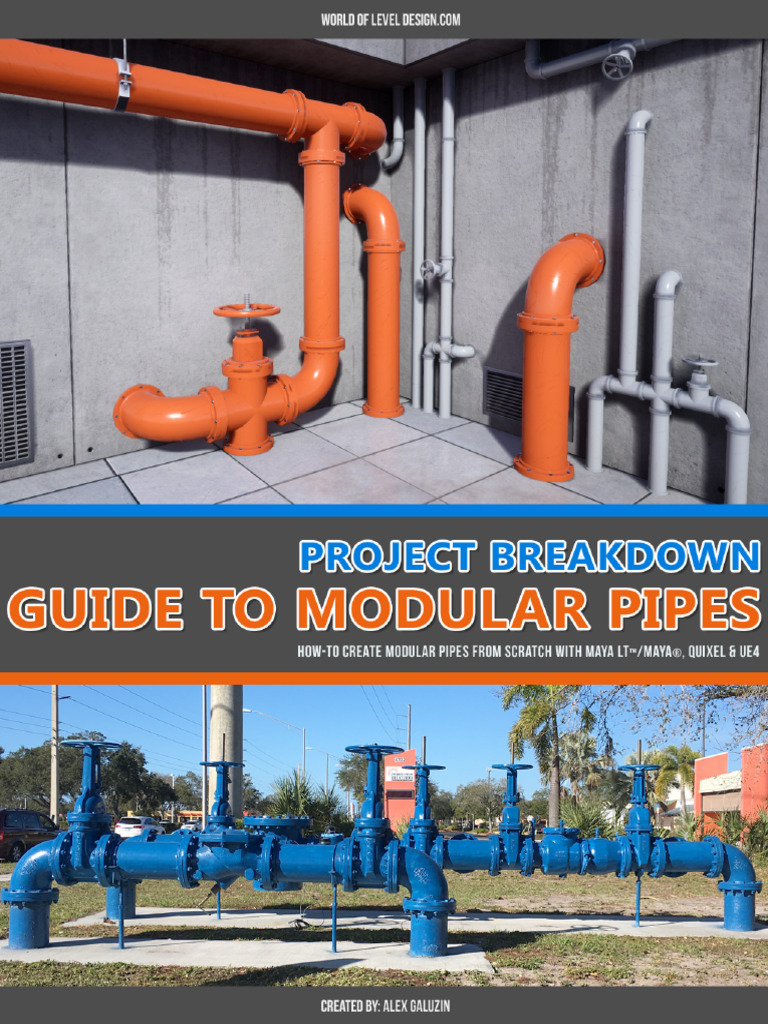 Guide - UE4 Modular Pipes Project Breakdown v1 | PDF | Texture Mapping | 3 D Computer Graphics