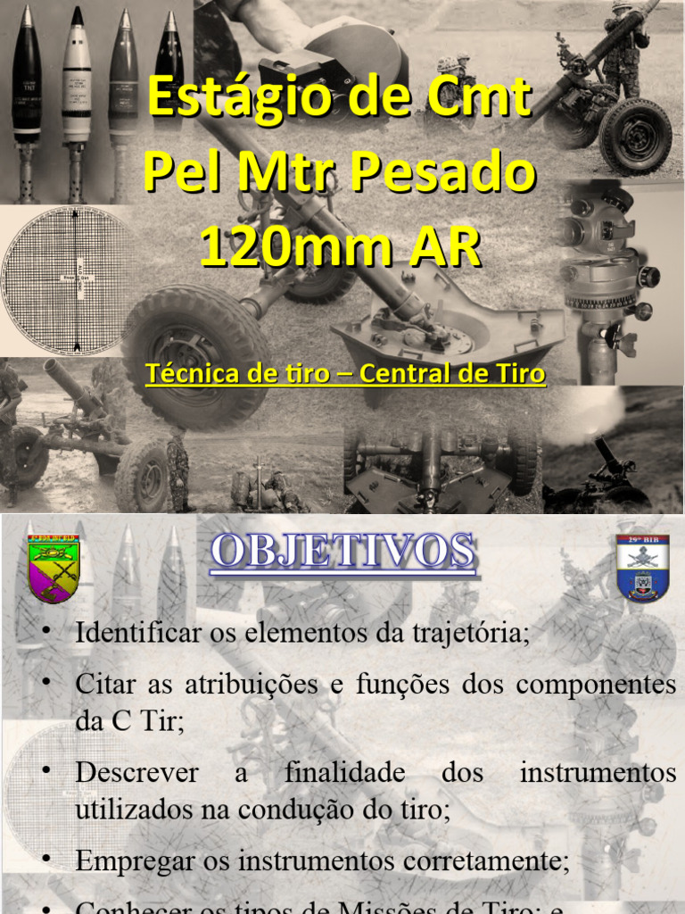 Técnica de Tiro na Central de Tiro | PDF | Armas de fogo | Armas de ...