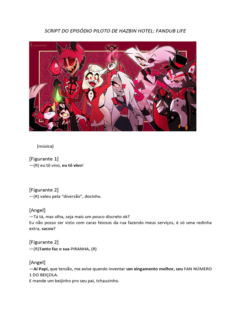 Genderbend Hazbin Hotel Fandub Razzle Dazzle Fandubs Casting Call ...