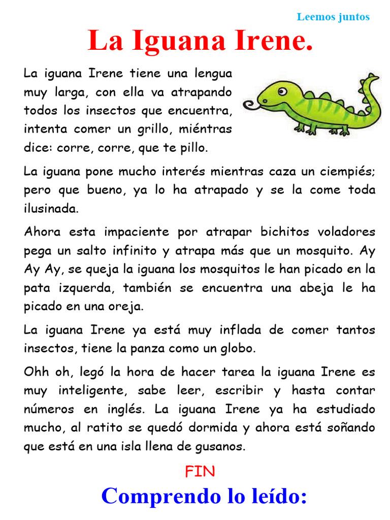 La Iguana Irene | PDF