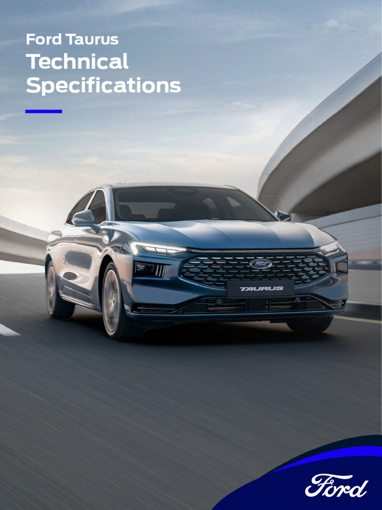 MY24 Taurus Spec Sheet EN | PDF | Ford Taurus | Automatic Transmission