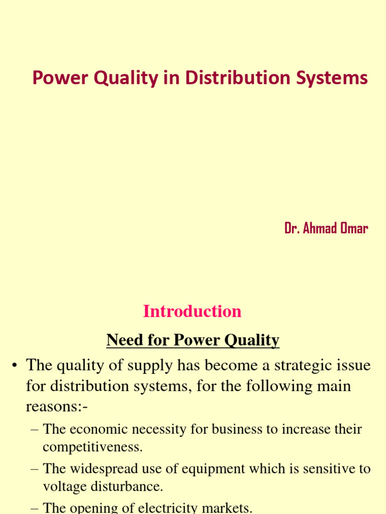 1 Power Quality Download Free Pdf Electrical Engineering Physical Quantities 
