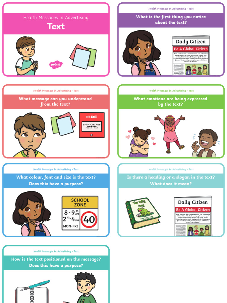 Analyzing Health Messages in Ads | PDF