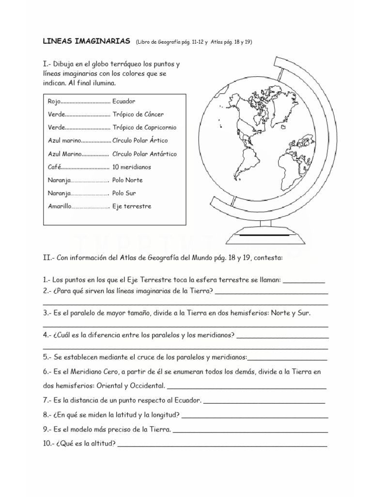 ¡Geografia! 5to Grado . | PDF | Tierra | Montañas