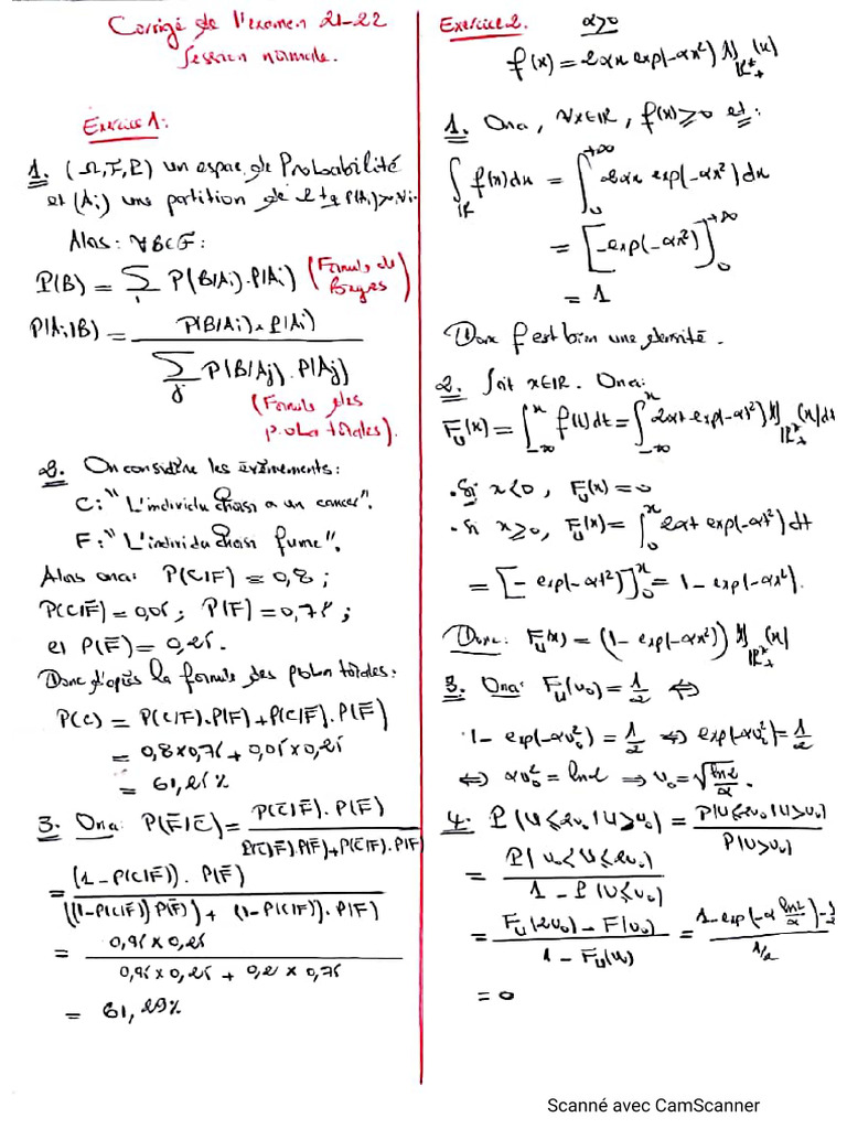 Corr Exam N 2021-22 | PDF