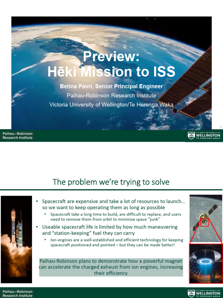Preview: Hēki Mission To ISS: Betina Pavri, Senior Principal Engineer | Download Free PDF | Mars ...