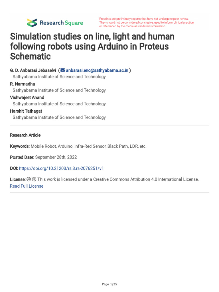 Arduino Robots: Path, Light, Human Tracking | PDF | Arduino | Robot