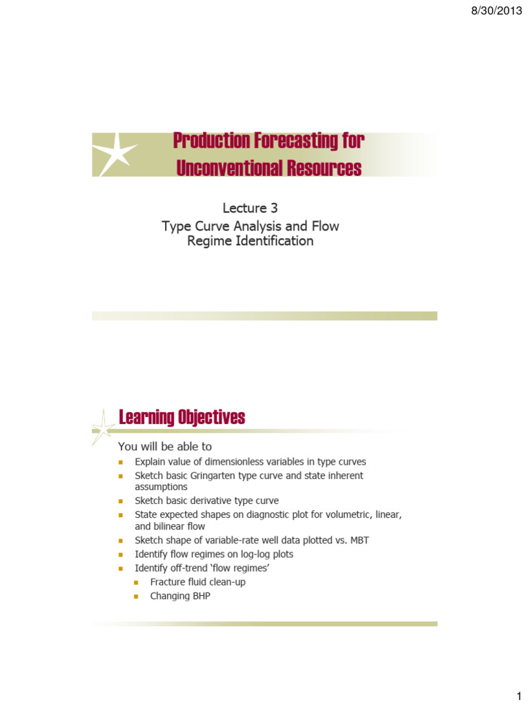 03 Type Curve Analysis | PDF | Equations | Derivative