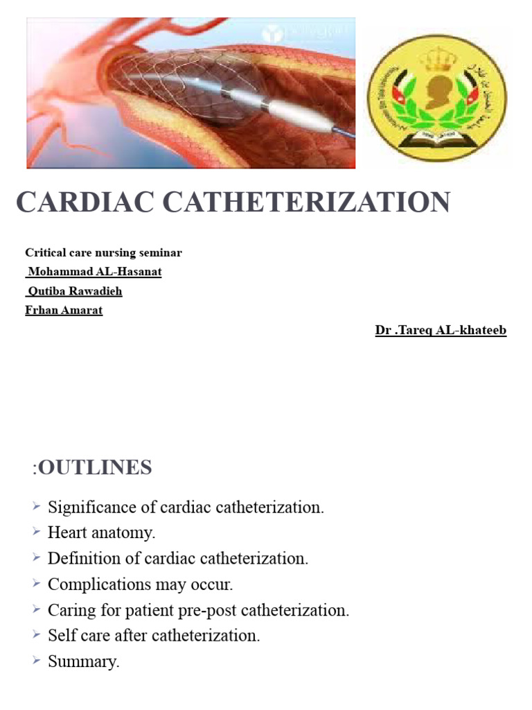Caring For Patient Post Cardiac Catheterization | Download Free PDF ...