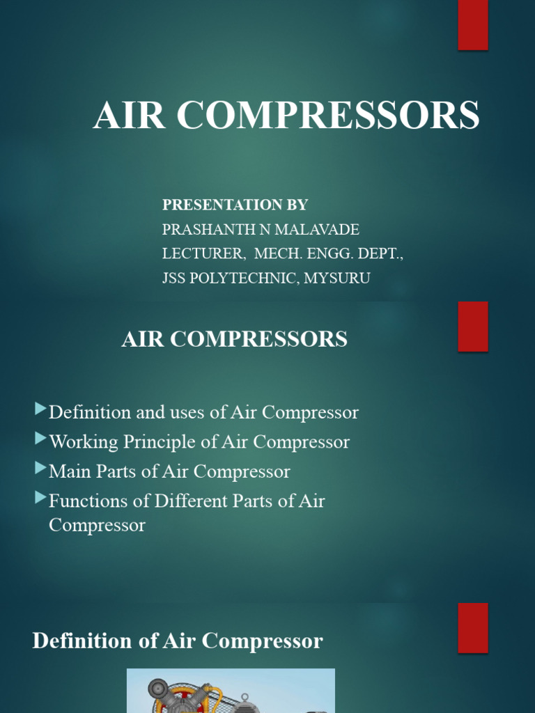 Air Compressors | PDF