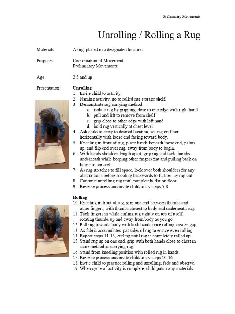 Rolling Rug Michael Clapis | PDF | Hand