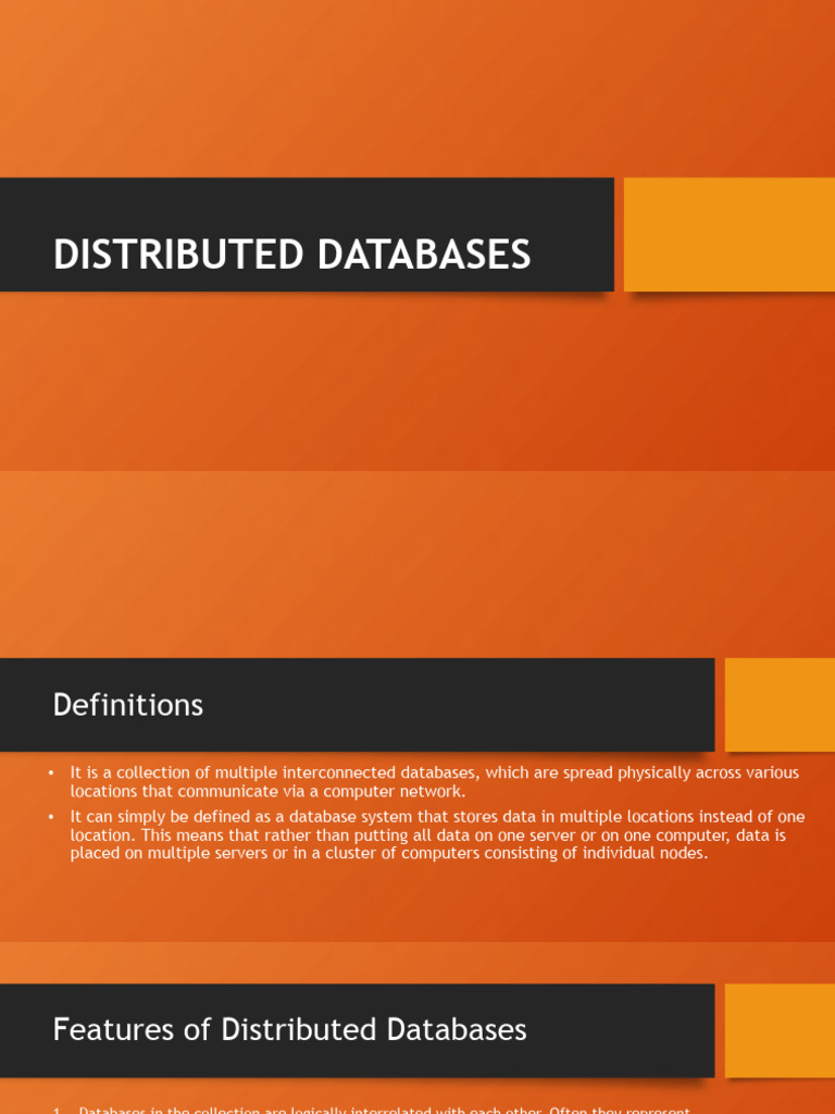 Distributed Databases Guide | PDF | Databases | Database Transaction