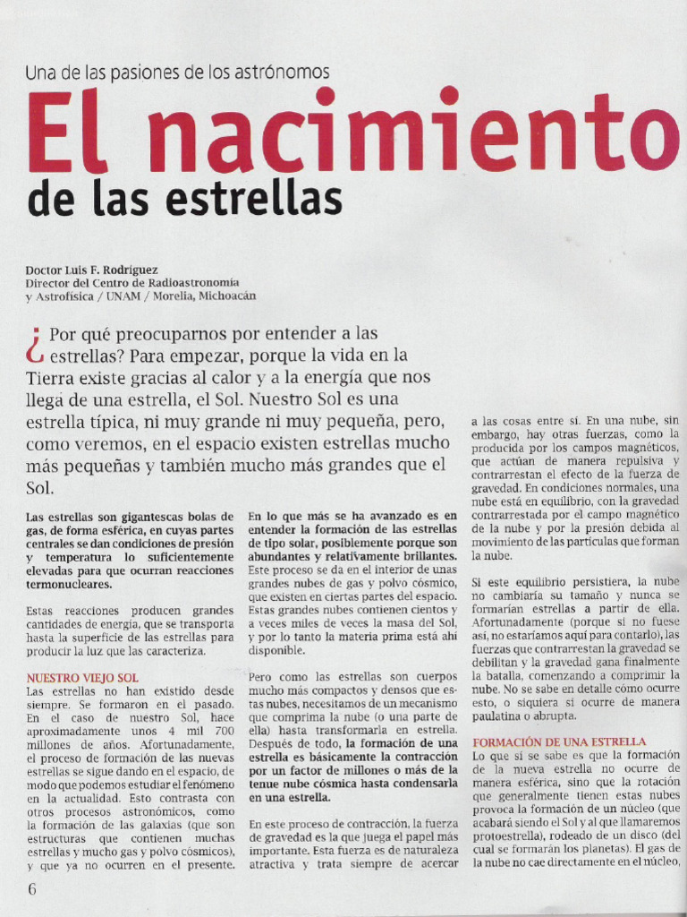 El Nacimiento de Las Estrellas | PDF