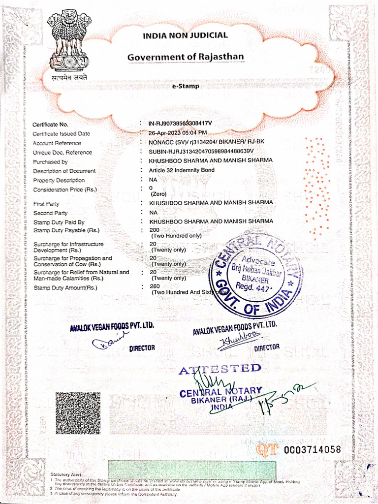 Skt 4 Affidevit | PDF