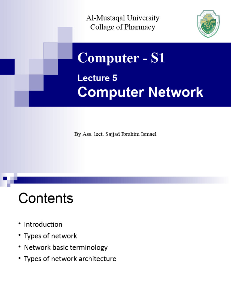 MUCLecture 2024 2115805 | PDF | Client–Server Model | Computer Network