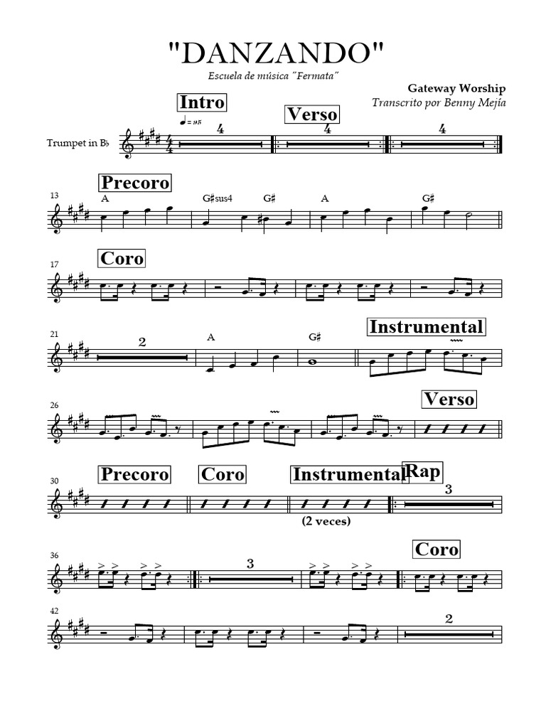 DANZANDO - Trompeta | PDF