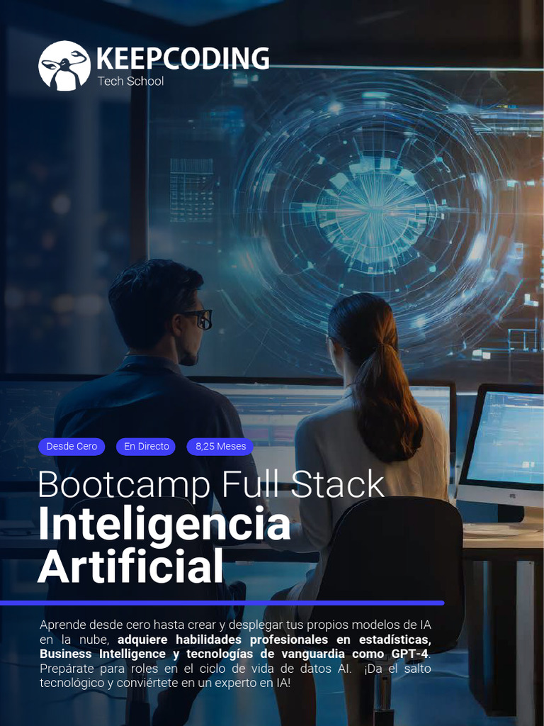 Temario Inteligencia Artificial Full Stack Bootcamp Keepcoding Pdf Inteligencia Artificial 