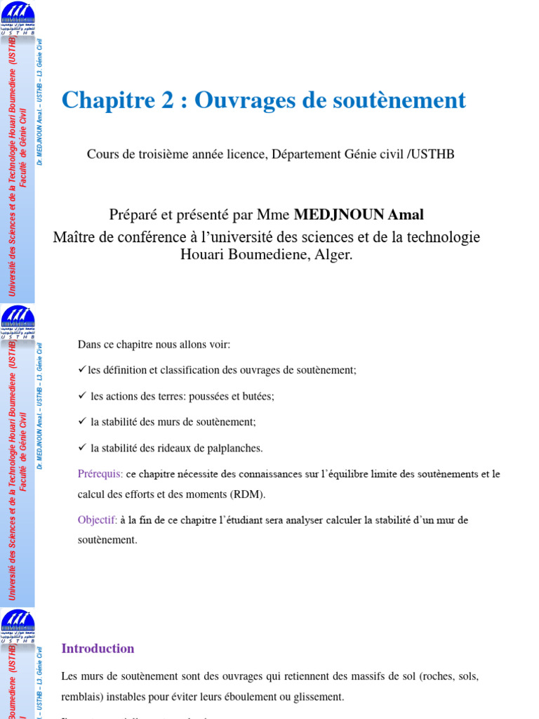 Chapitre 2 Avec Exercices Corriges | PDF | Ingénierie civile | Génie du bâtiment