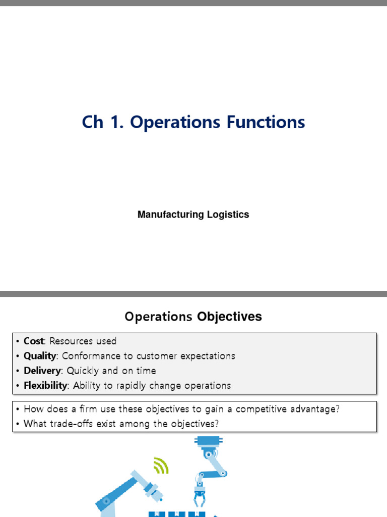 ML02 Operations Functions | PDF | Inventory | Supply Chain