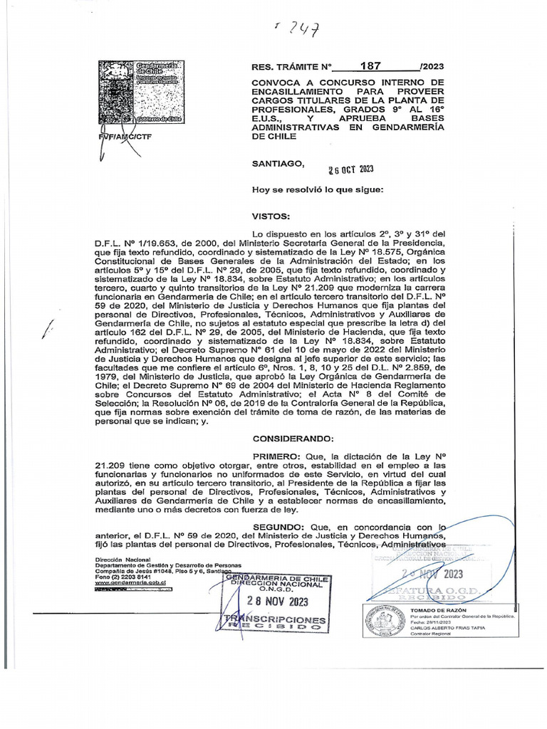 Res187 Bases Prof9al16 | PDF