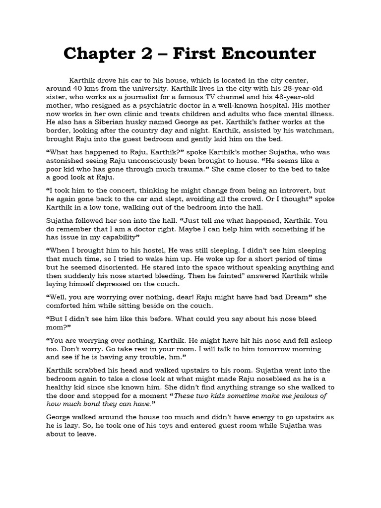 Chapter 2 - First Encounter | PDF | Light