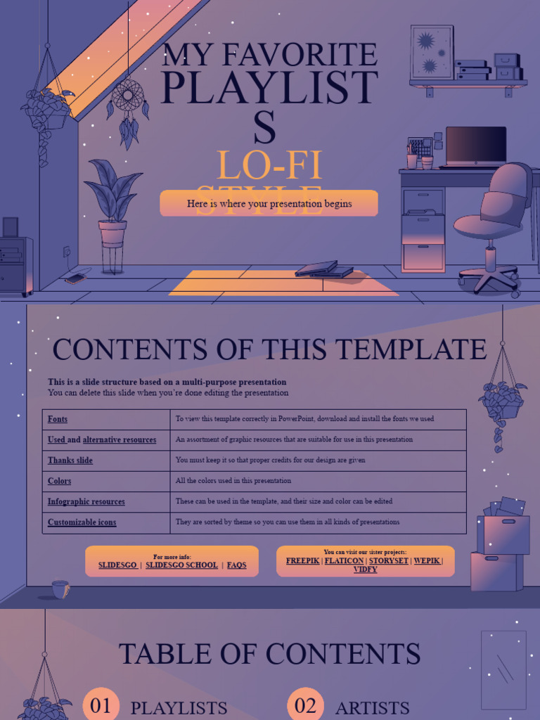 My Favorite Playlists Lo-Fi Style XL by Slidesgo | PDF | Planets | Planets In Astrology