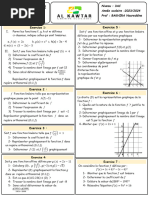 Exercices d'équations et inéquations 3AC | PDF | Formes géométriques ...