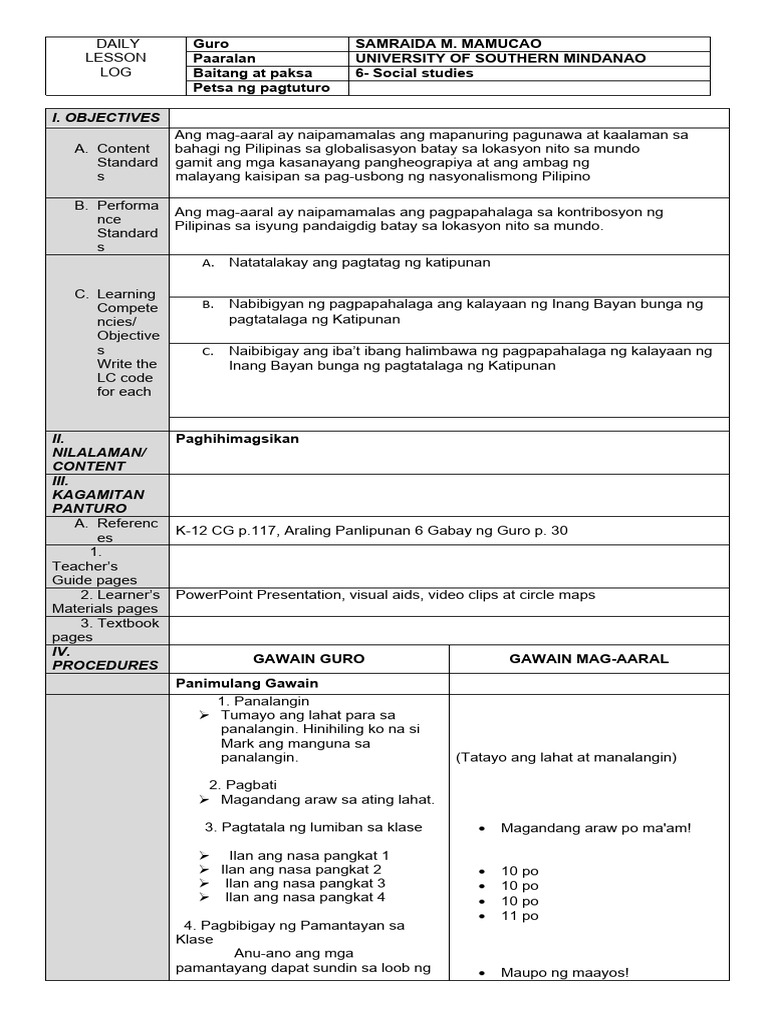 Lesson Plan 7es 1 | PDF