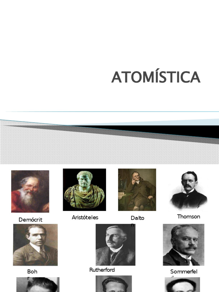 ATOMÍSTICA | PDF | Elétron | Niels Bohr